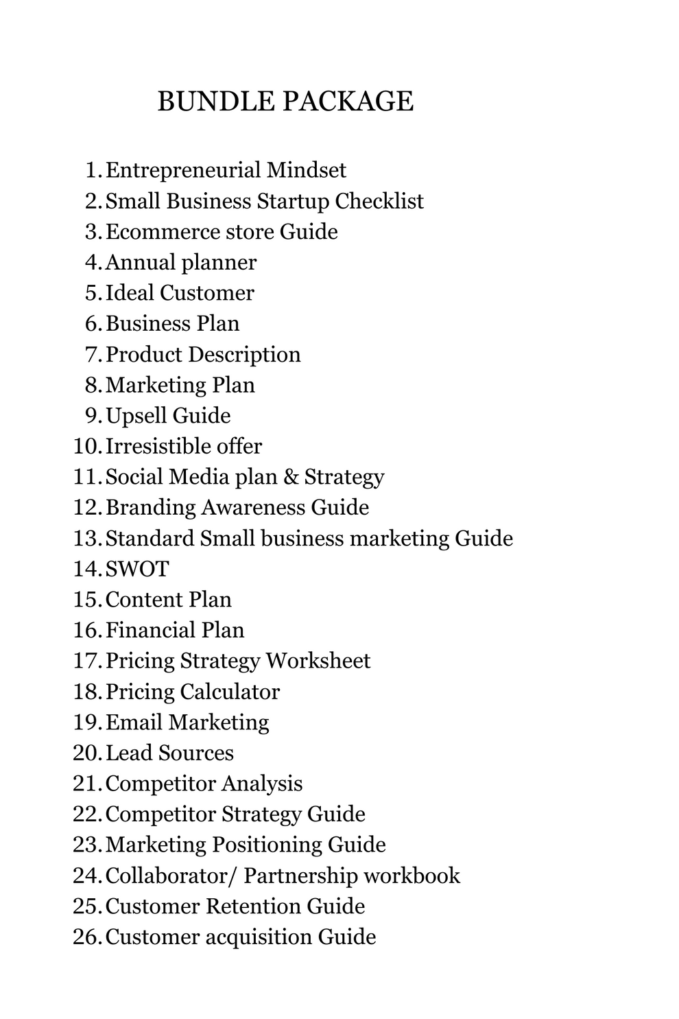Ultimate Small Business Bundle for Product-Based Businesses – Done-For ...